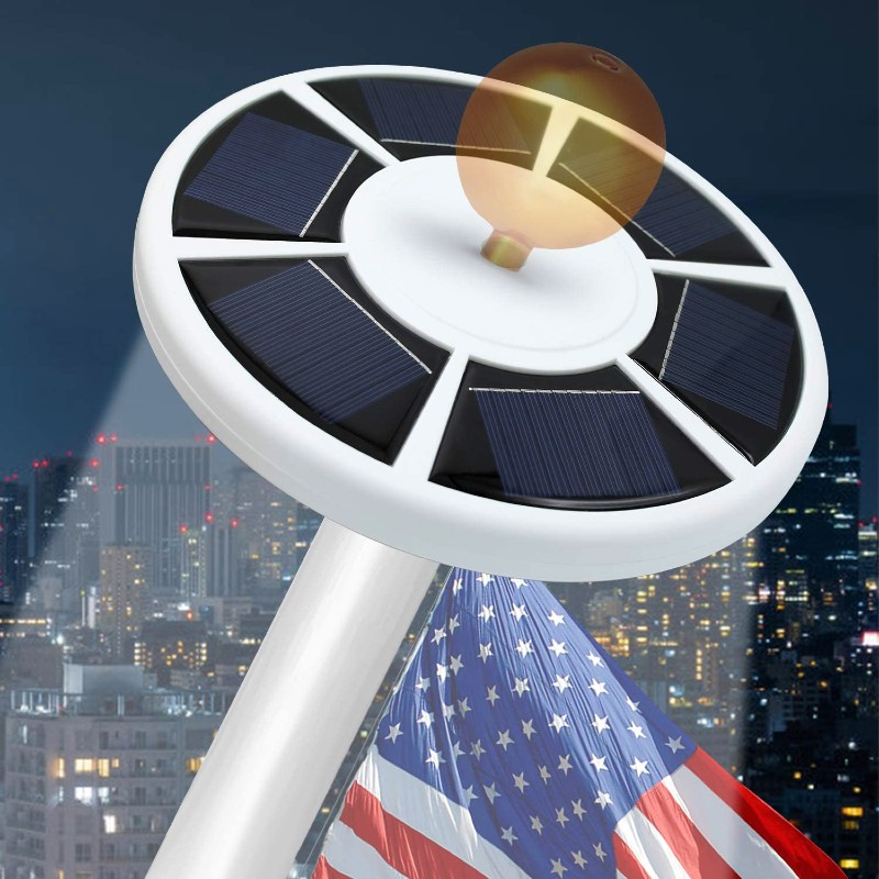 8 Best Solar Flagpole Light Reviews of 2022 - Spheral Solar